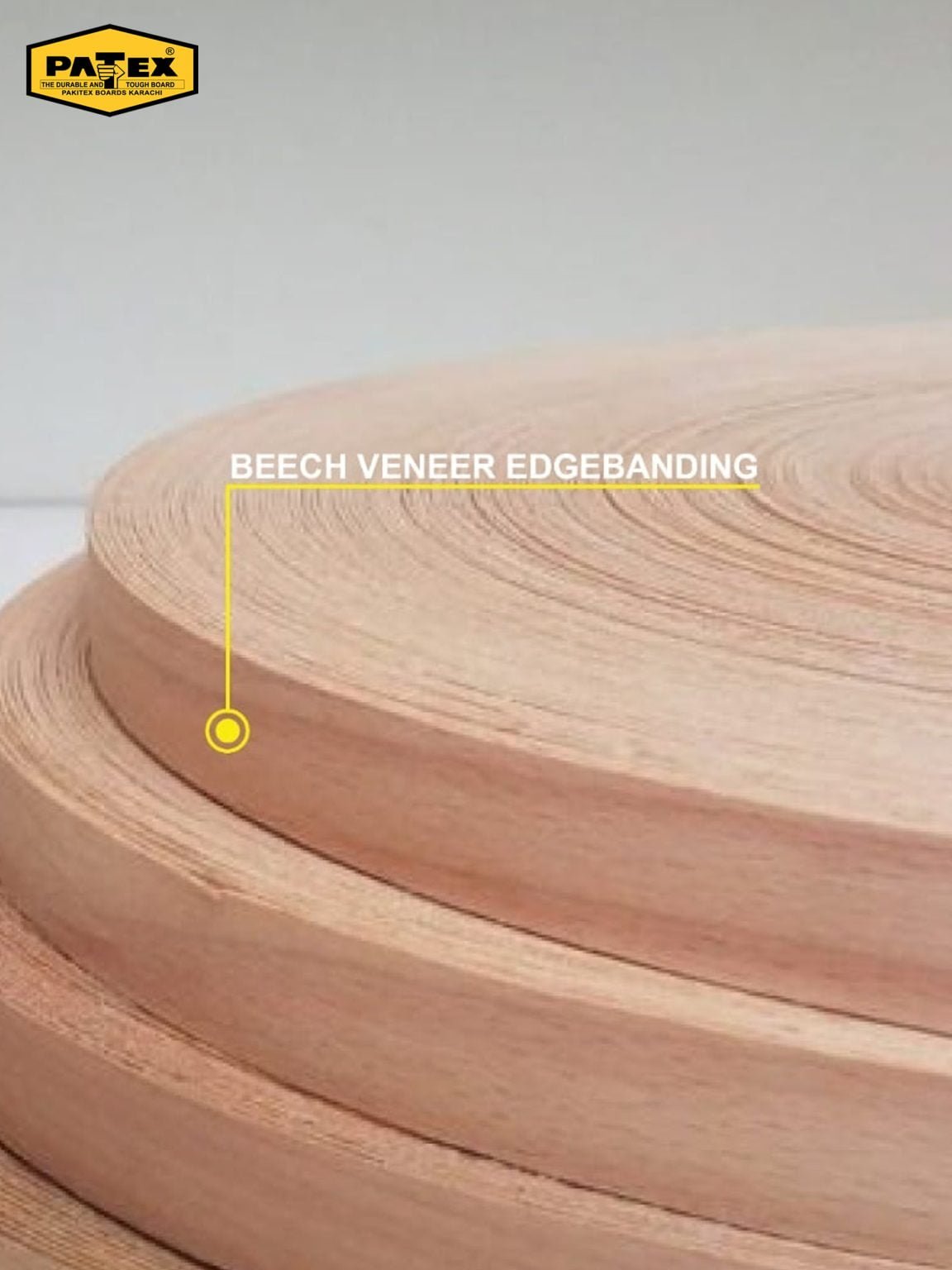 BEECH VENEER EDGEBANDING - Patex