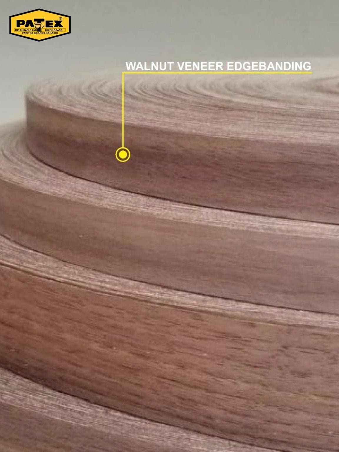 WALNUT VENEER EDGEBANDING - Patex